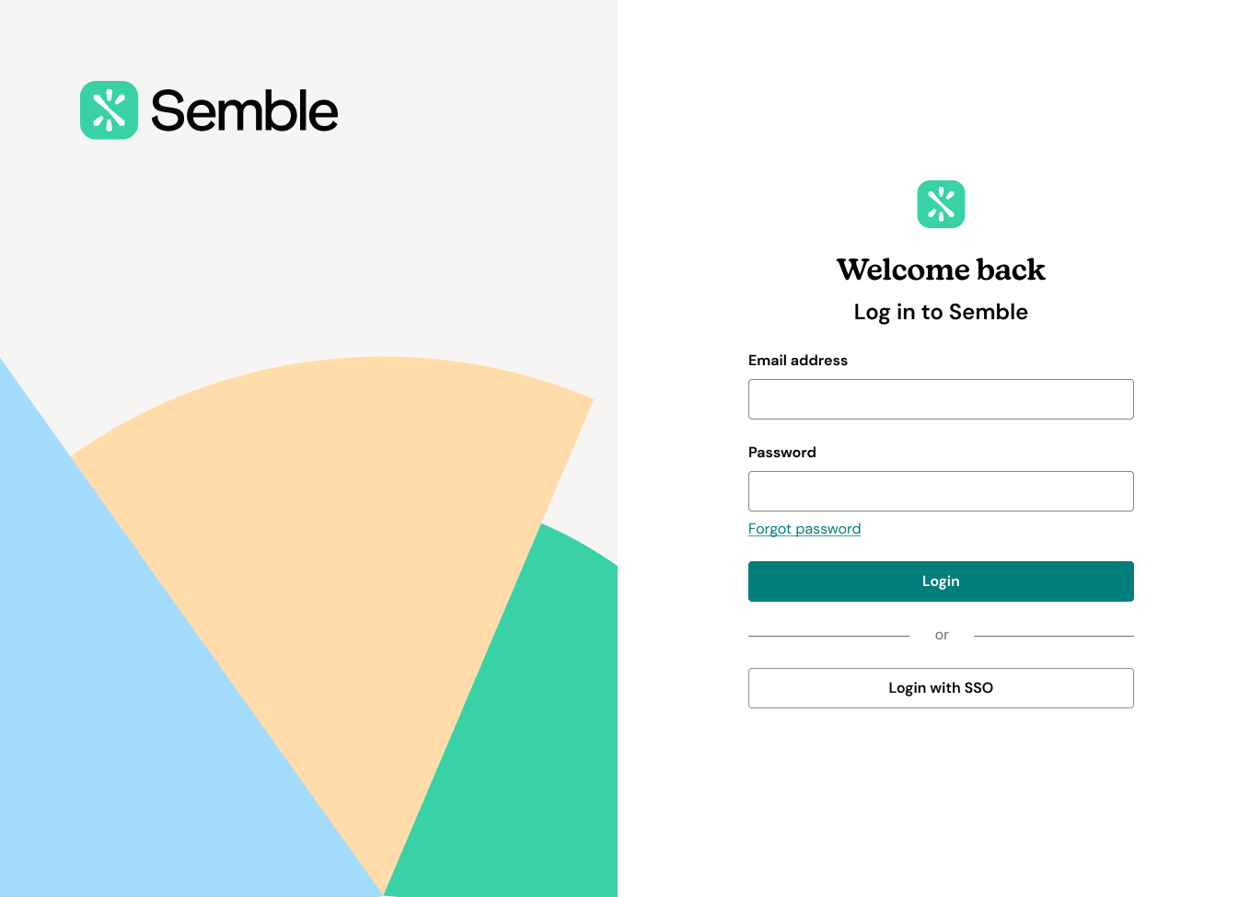 Login to Semble with SSO