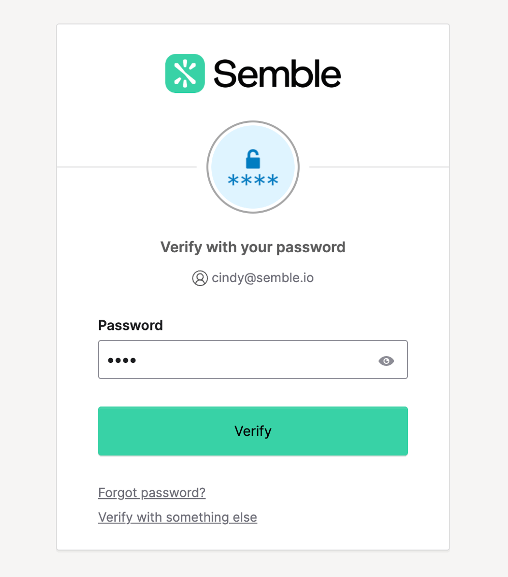 Login to Semble with SSO