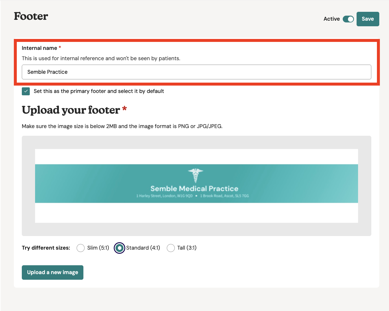 Letters: Managing Headers and Footers