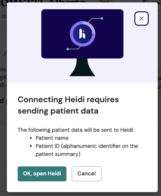 Dictating with Heidi