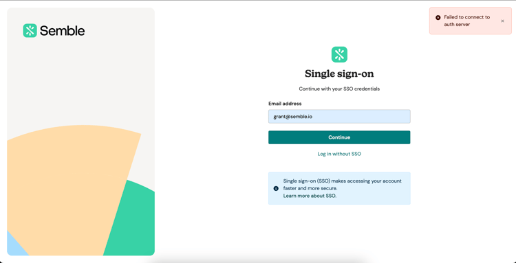 Login to Semble with SSO